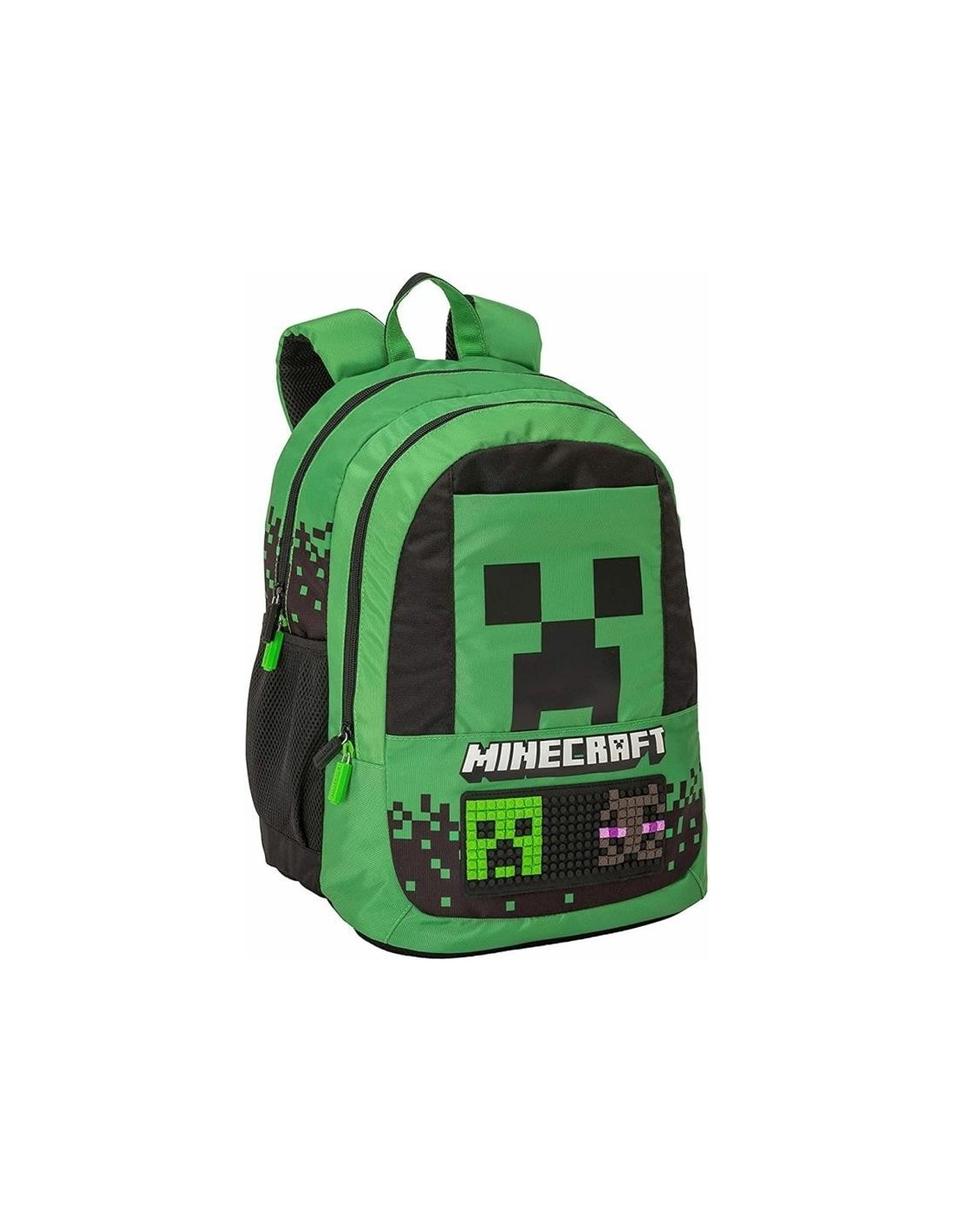 Minecraft backpack organized green Panini |Futurartshop