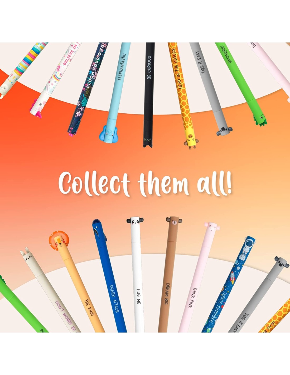 Penna gel maialino rosa cancellabile - Penne per scrivere con stile